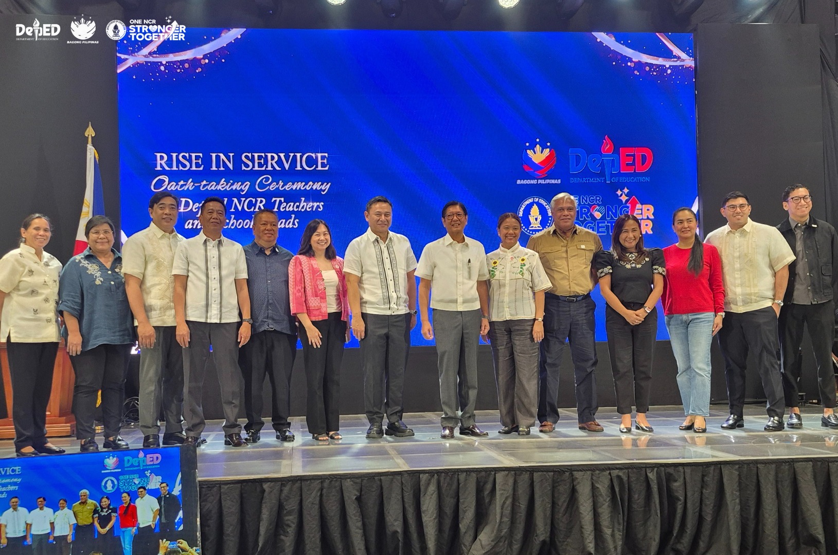 RISE in Service: Oath-taking Ceremony of DepED NCR Teachers and School ...